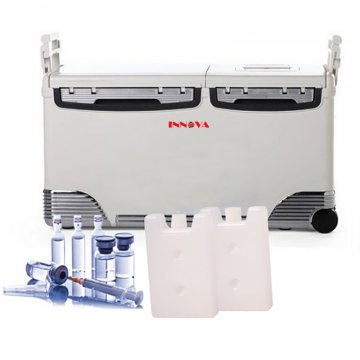 Towable vaccine carrier,Towable cold box, vaccine carrier with wheel ...